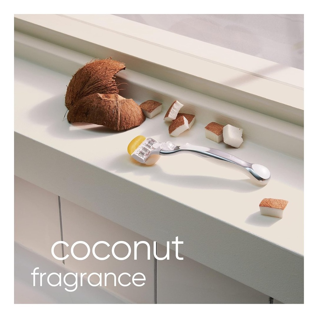 * Gillette Venus Comfortglide Olay Coconut Refills, 4's | AlDeerahPharmacy