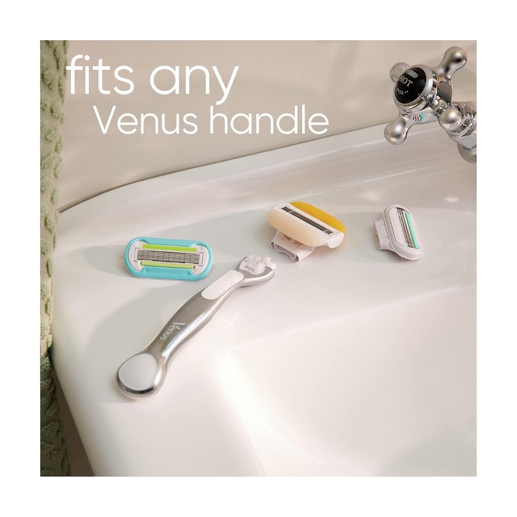 * Gillette Venus Comfortglide Olay Coconut Refills, 4's | AlDeerahPharmacy